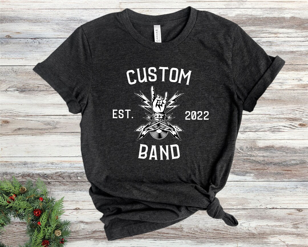 Custom Rock Band Shirt Custom Artist Shirt 80s Gothic Band - Etsy