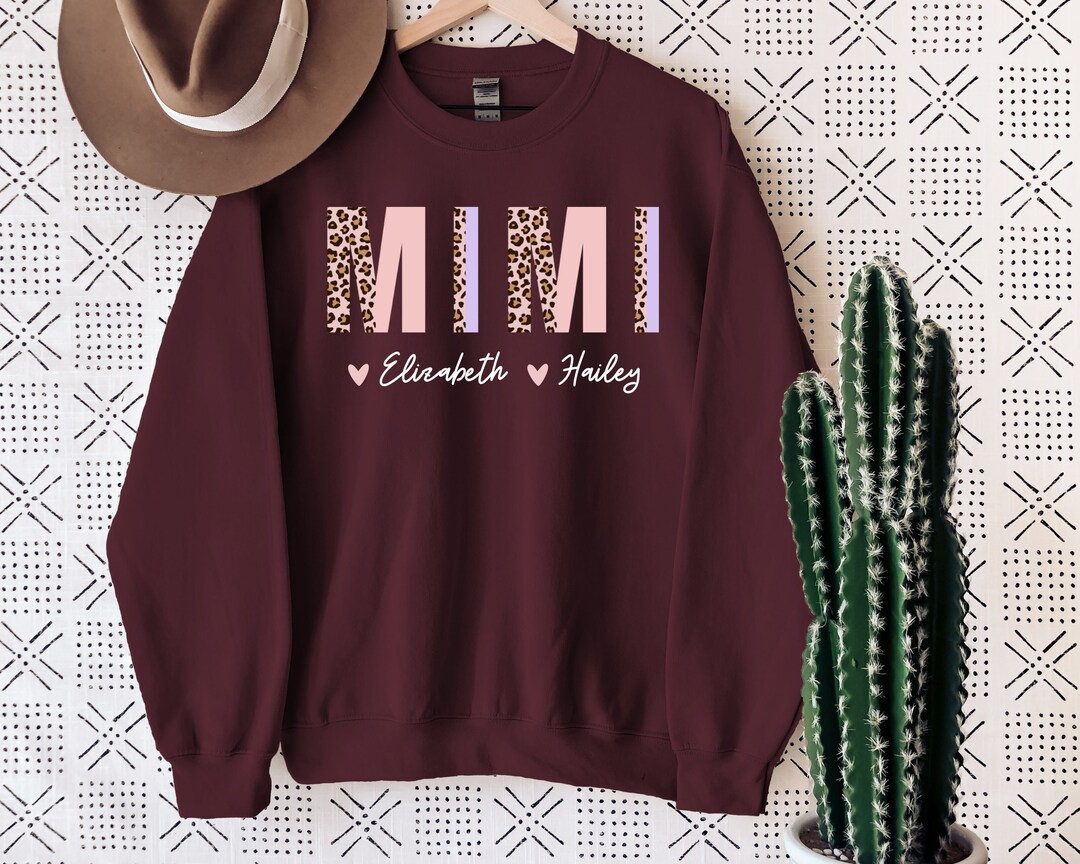 Custom Mimi Sweatshirt, Personalized Mimi Hoodies, Grandma Life Hoodie ...