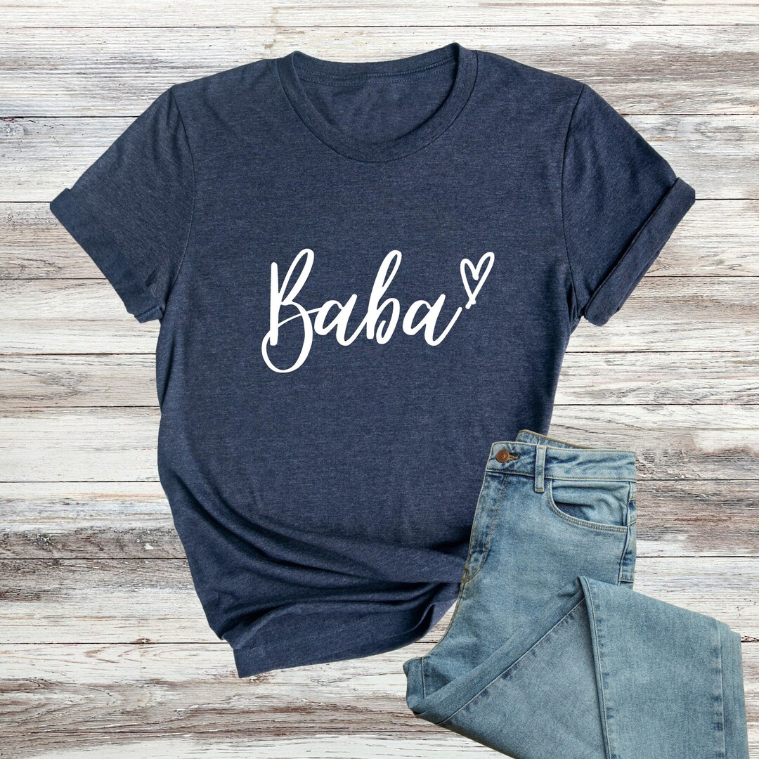 Baba Shirt, Grandma T-shirt, Mother Day Gifts, Pregnancy Announcement ...