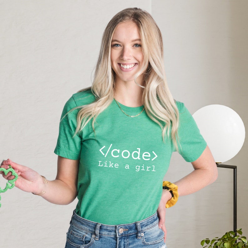 Code Like A Girl Shirt, Funny Coder Tee, Software Engineer Gift - Etsy