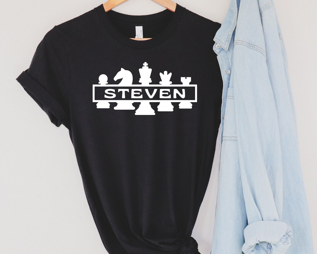 Custom Chess Shirt, Chess Lovers Tee, Customized Chess Lover T-shirt ...