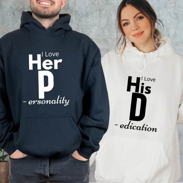Matching His And Her Hoodie Etsy