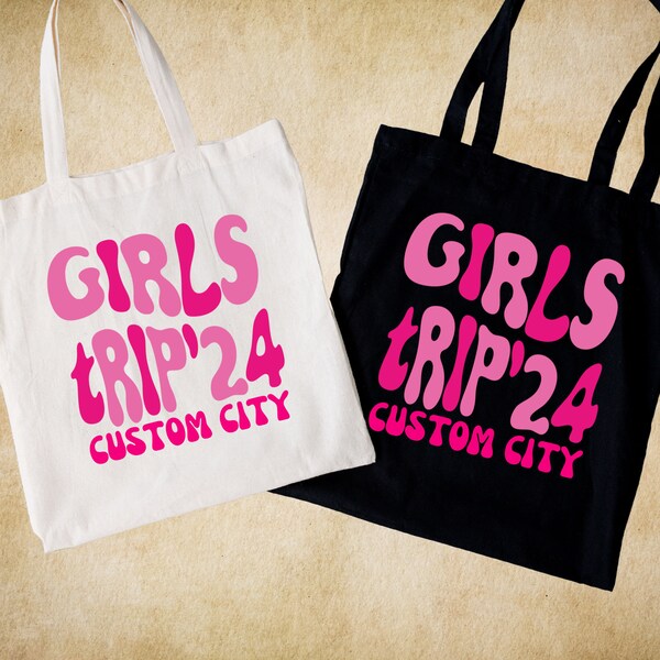 Custom Girls Weekend Tote Bags - Etsy