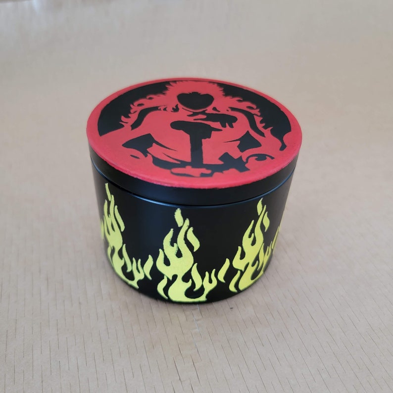 Anime Candle Scented Anime Candle Fire Design - Etsy
