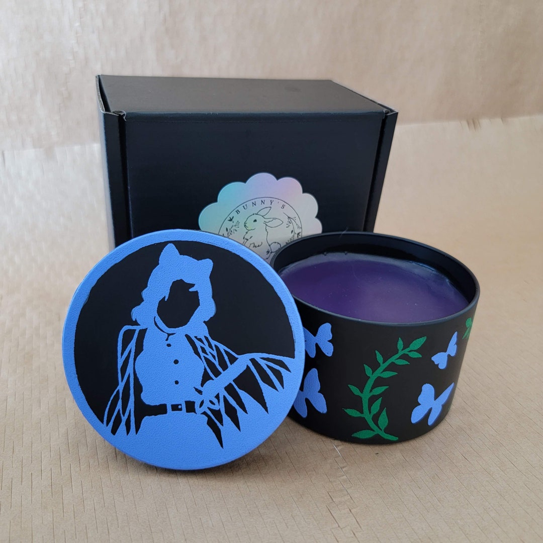 Demon, Anime Candle, Scented Anime Candle, Butterfly Design - Etsy