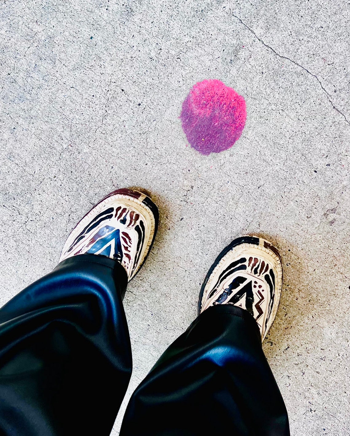 Custom Modern Fun Colorful Hand Painted Boots - Etsy