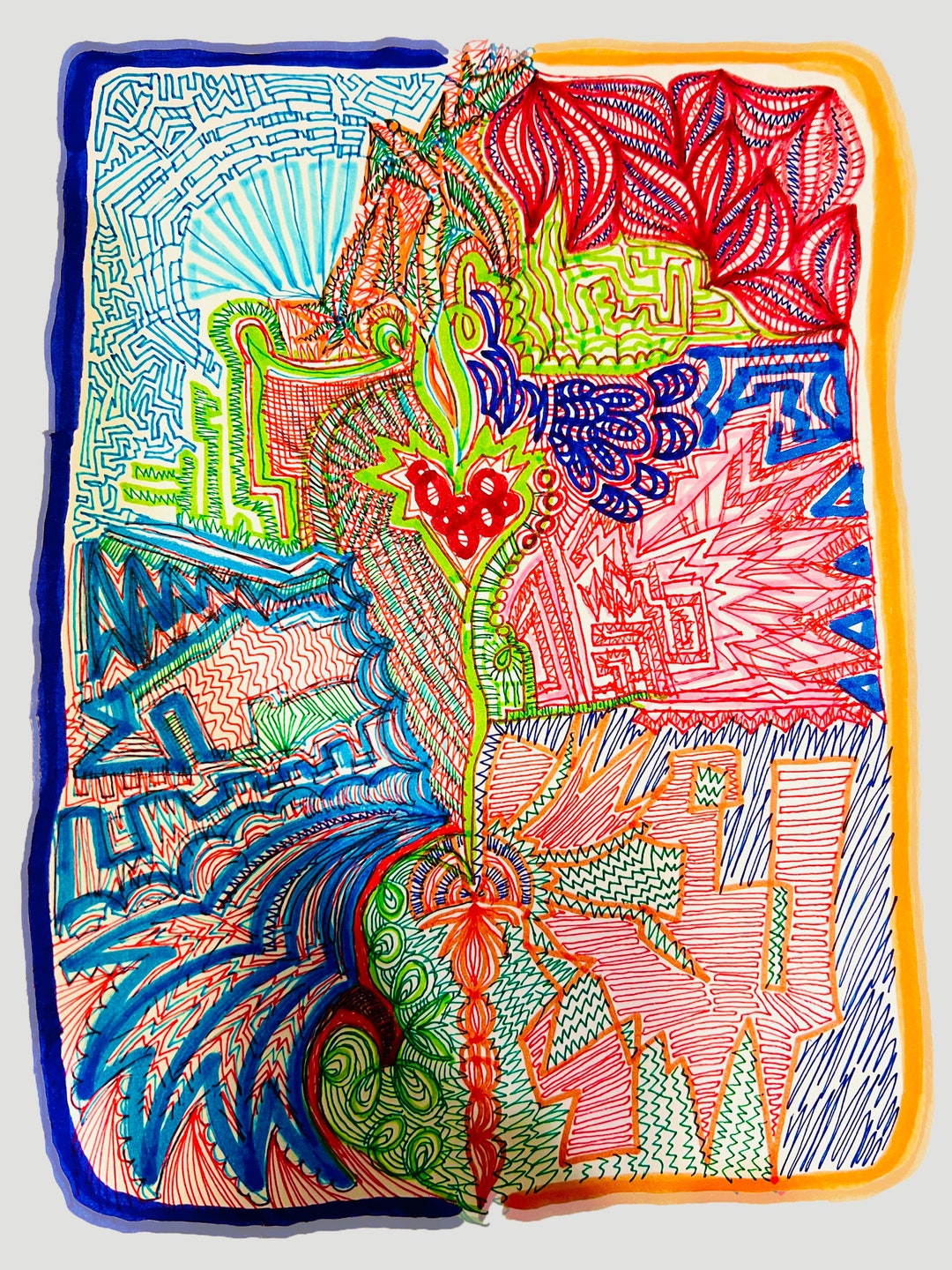 Custom Painted or Hand Drawn Aura Drawing on Paper - Etsy