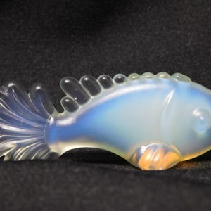 Sabino Art Glass Opalescent Fish Knife Rest - Etsy