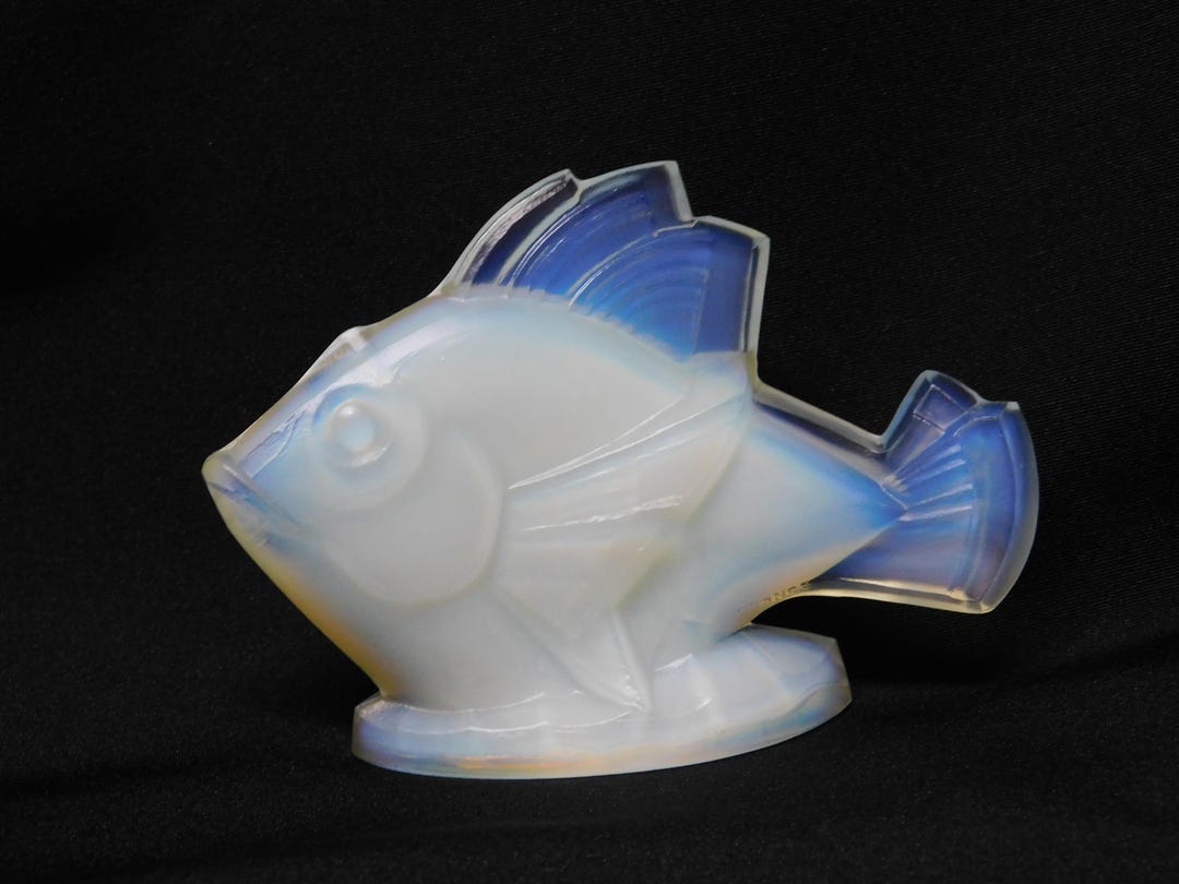 Beautiful French Sabino Art Glass Fish Figurine poisson Chabot Made in ...