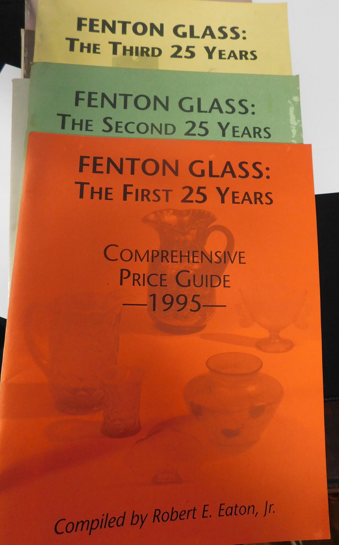 Fenton Glass Reference 3 Piece Book Set 25 Years Robert Eaton - Etsy