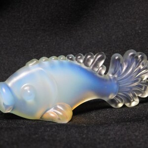 Sabino Art Glass Opalescent Fish Knife Rest - Etsy
