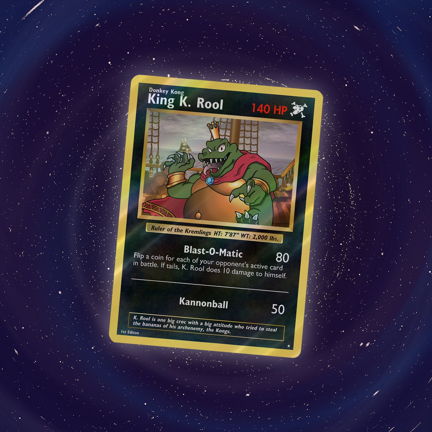 King K. Rool Custom Trading Card - Etsy