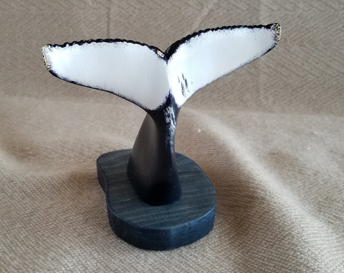 Humpback Whale Tail/humpback Whale Tail, Wooden Figurine, Interior Home ...