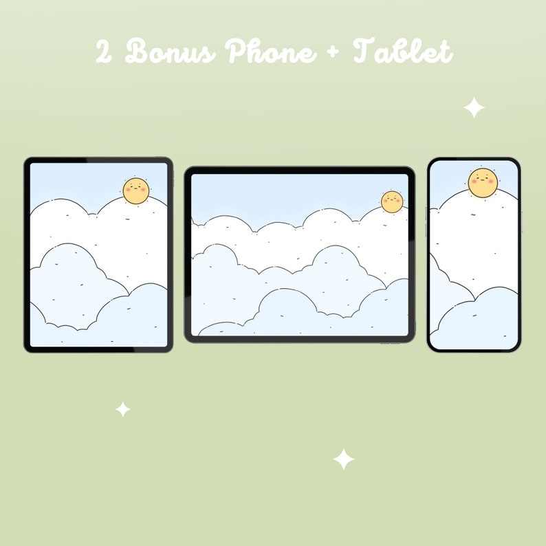 Sun & Friends Desktop Wallpaper – Adorable Doodles, Folder Icons ...
