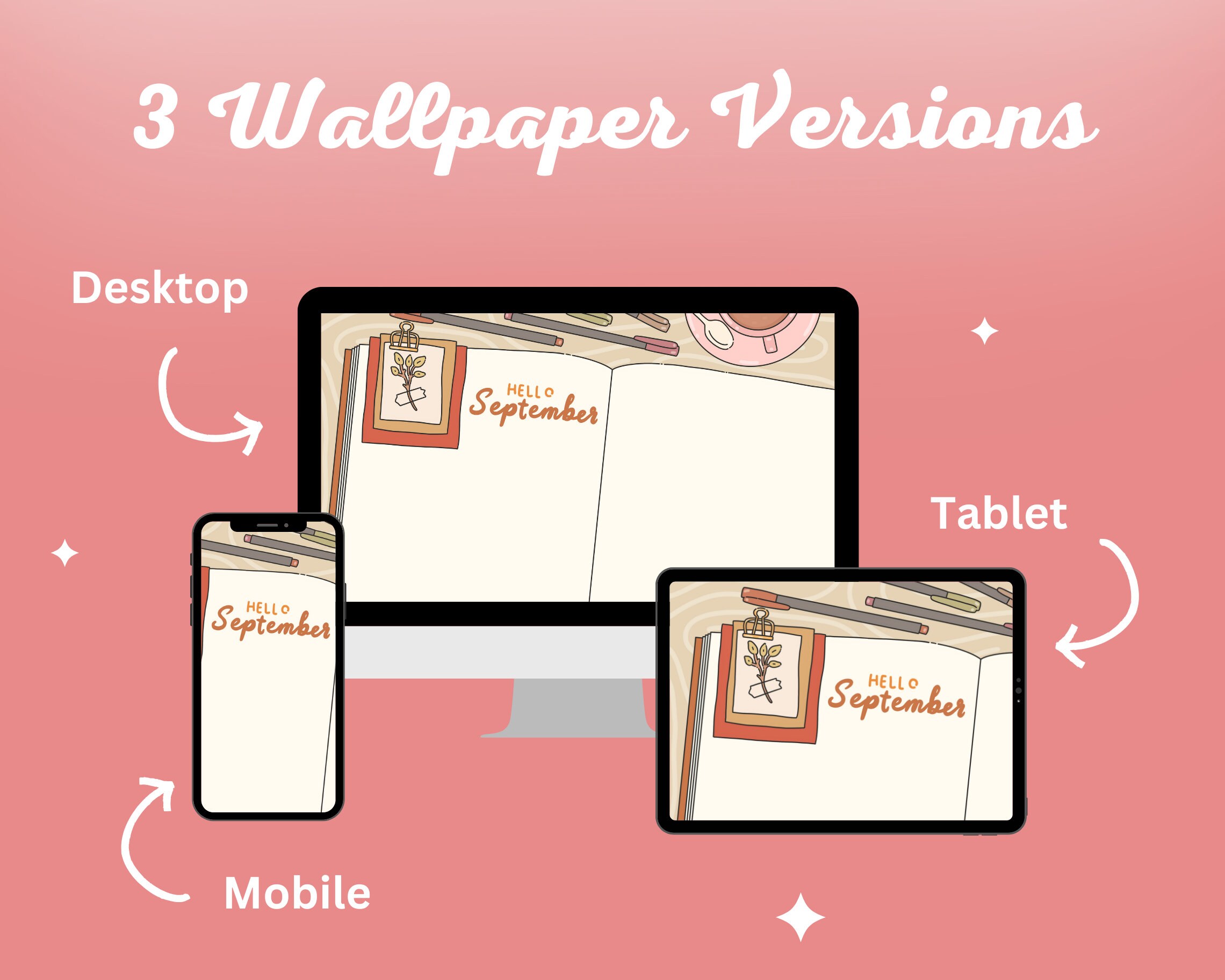 Desktop Computer Wallpaper for Windows and Mac PC Folders Icons Hello ...