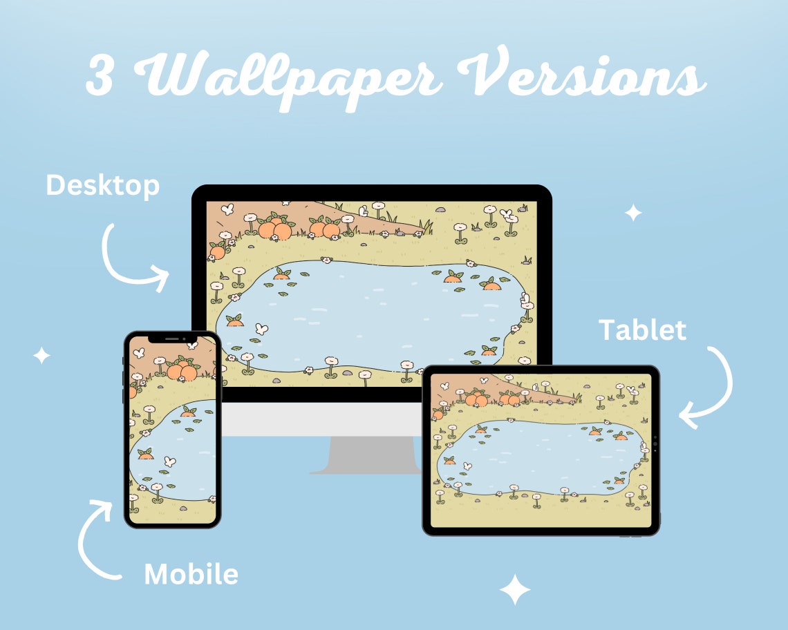 Desktop Computer Wallpaper for Windows and Mac PC Folders Icons Orange ...