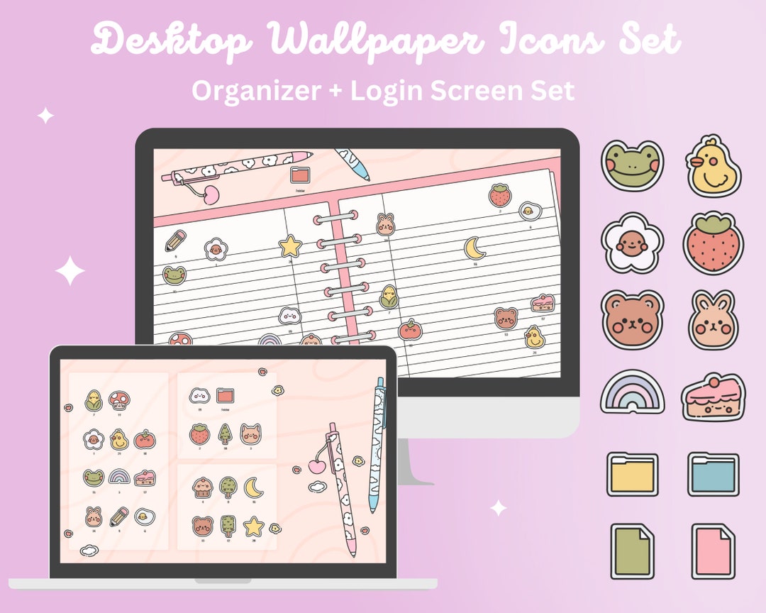 Desktop Computer Wallpaper for Windows and Mac PC + Folders Icons ...