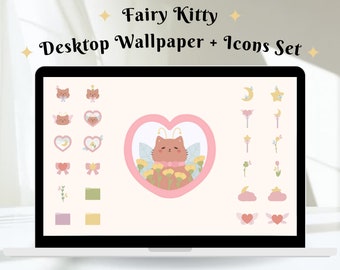 Cat Icons Desktop - Etsy