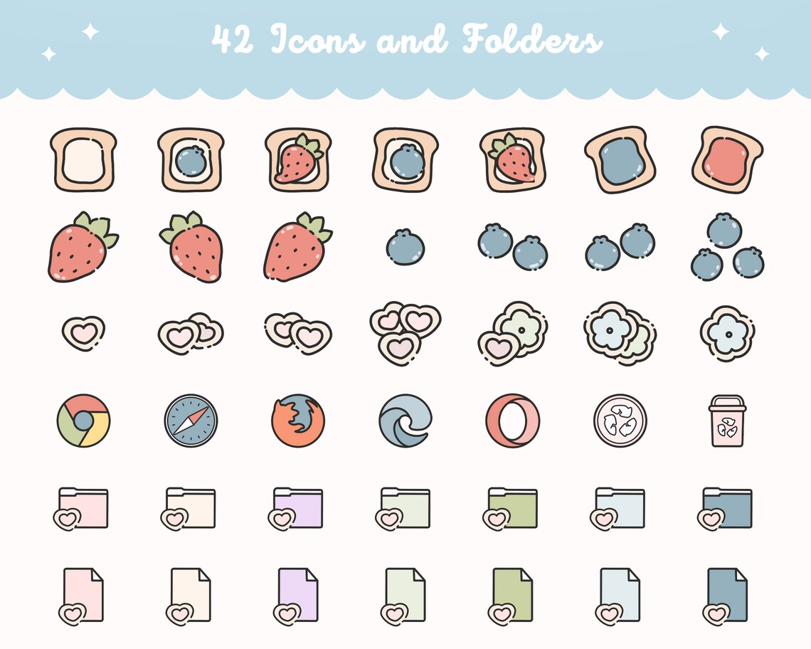 Desktop Computer Wallpaper for Windows and Mac PC + Folders Icons ...