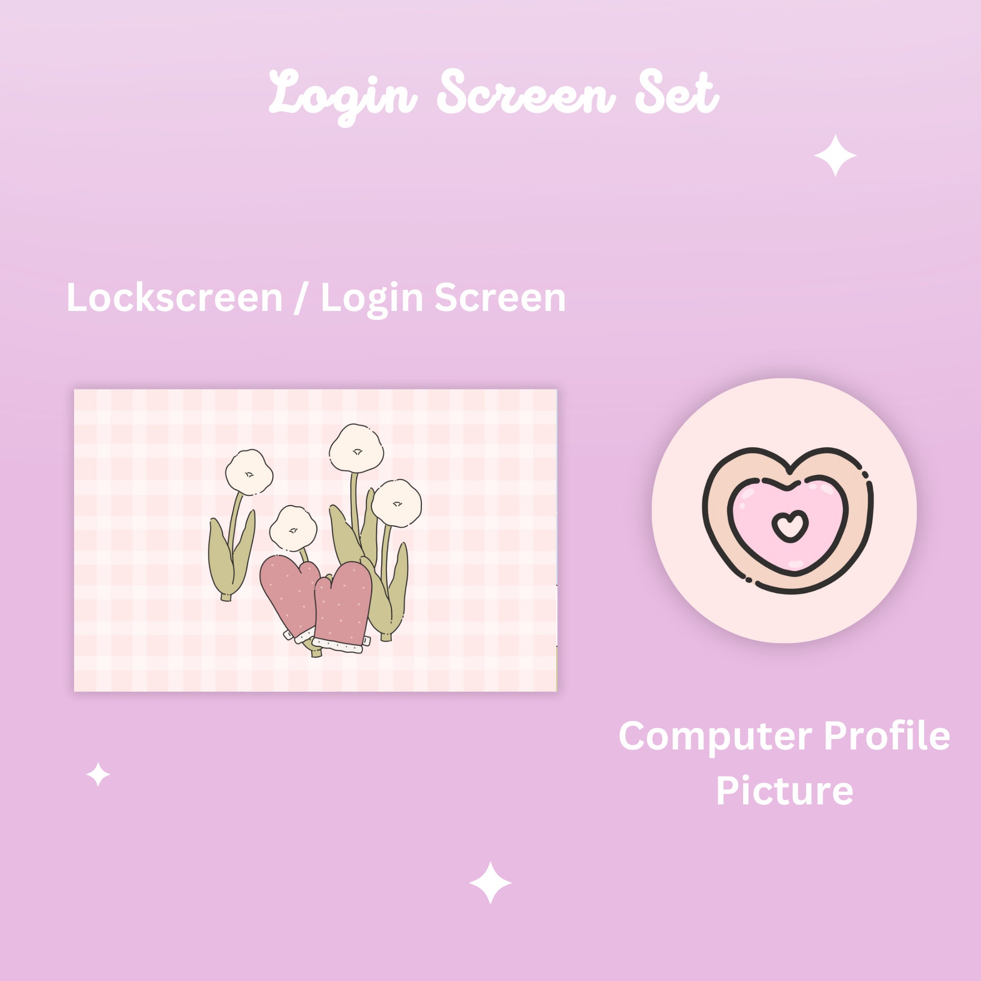 Desktop Computer Wallpaper for Windows and Mac PC Folders Icons Cute ...