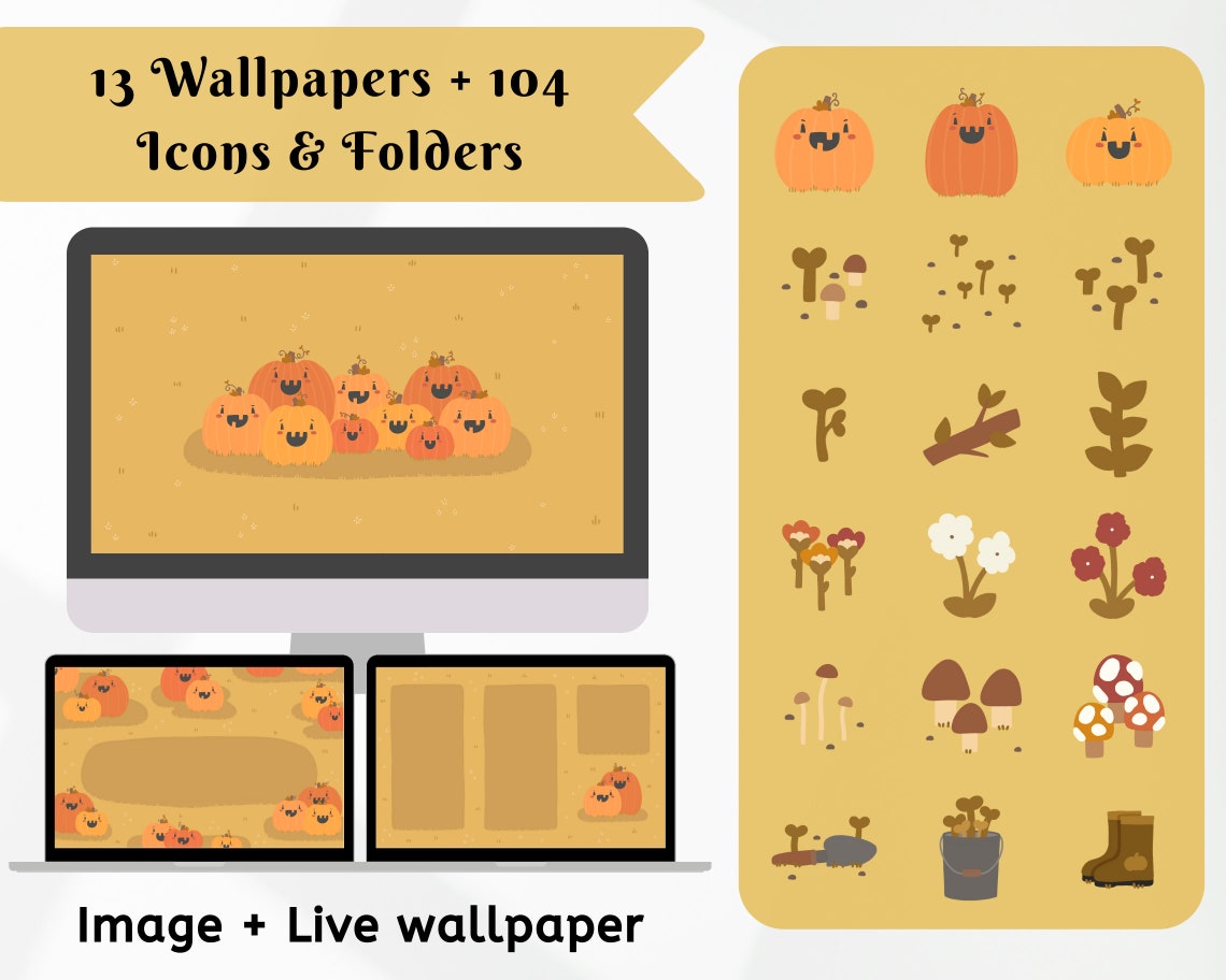 Live Image Wallpaper for Windows and Mac Folders Icons - Etsy