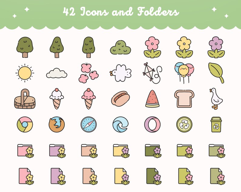 Desktop Computer Wallpaper for Windows and Mac PC Folders - Etsy