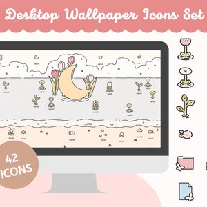 Desktop Computer Wallpaper for Windows and Mac PC + Folders Icons ...