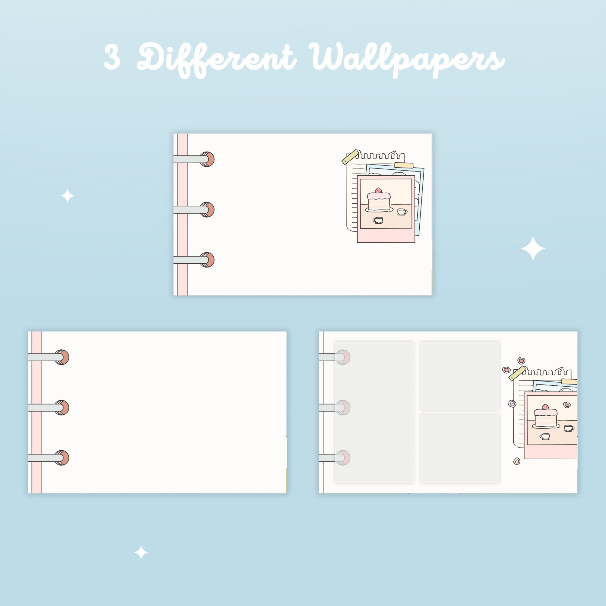 Desktop Computer Wallpaper for Windows and Mac PC Folders Icons Binder ...