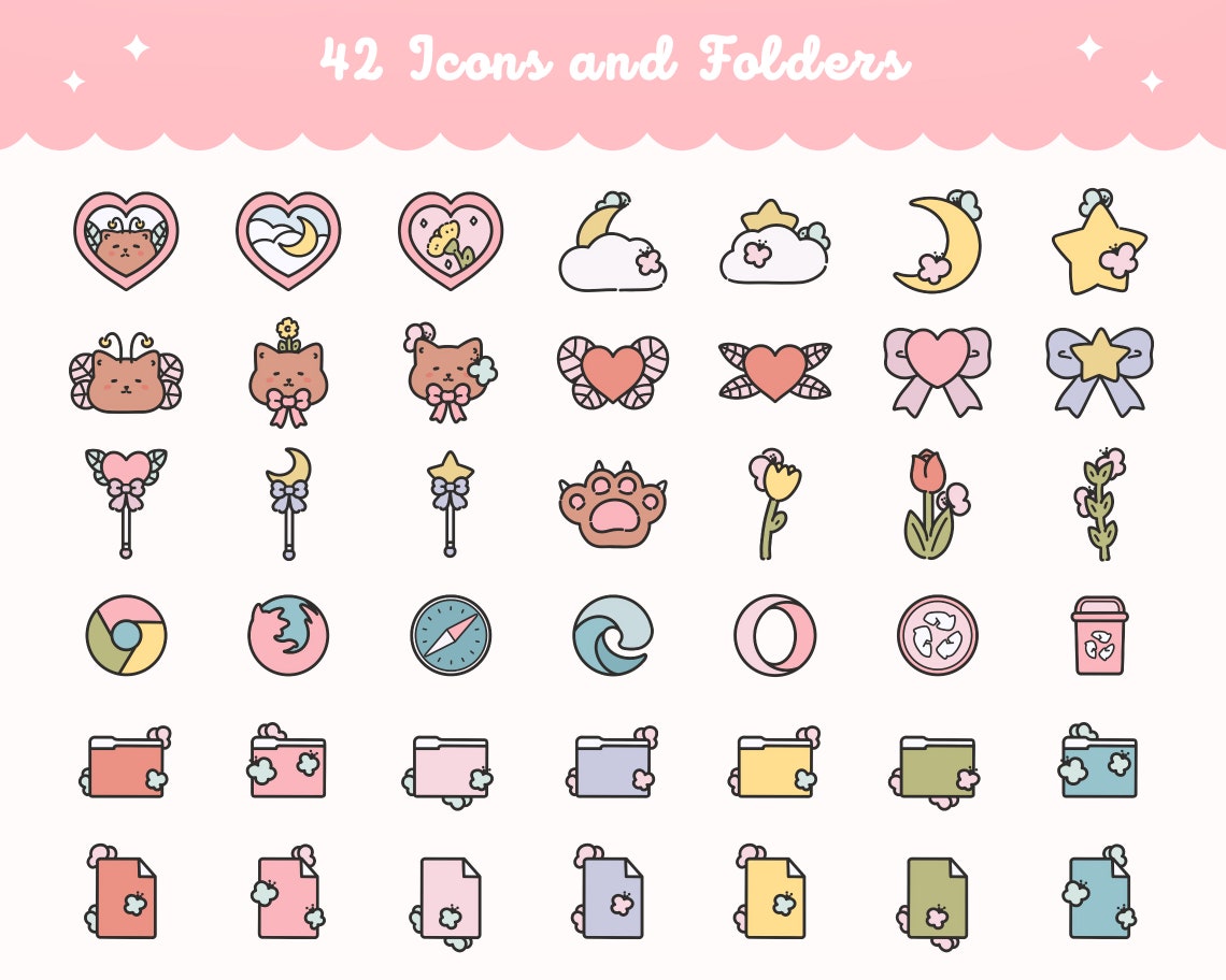 Desktop Computer Wallpaper for Windows and Mac PC Folders - Etsy