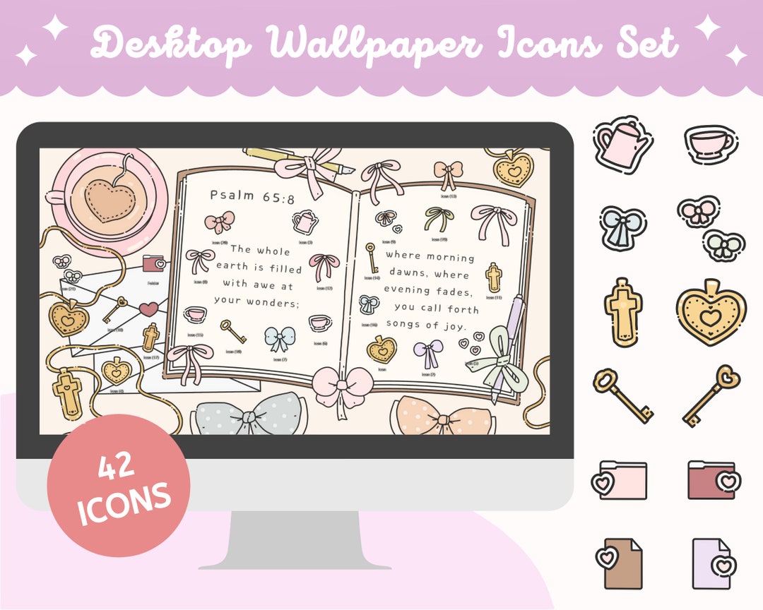 Desktop Computer Wallpaper for Windows and Mac PC + Folders Icons ...