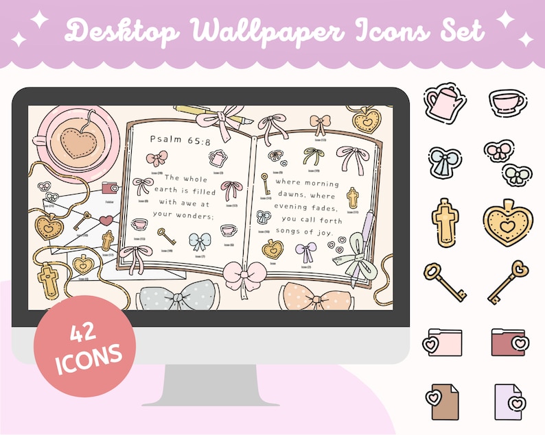 Desktop Computer Wallpaper for Windows and Mac PC + Folders Icons ...