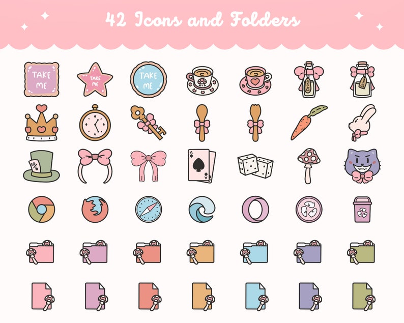 Desktop Computer Wallpaper for Windows and Mac PC Folders - Etsy