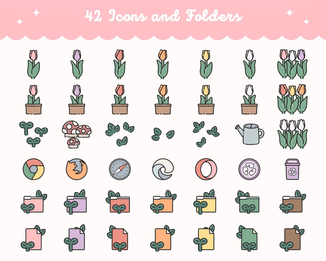 Desktop Computer Wallpaper for Windows and Mac PC Folders - Etsy