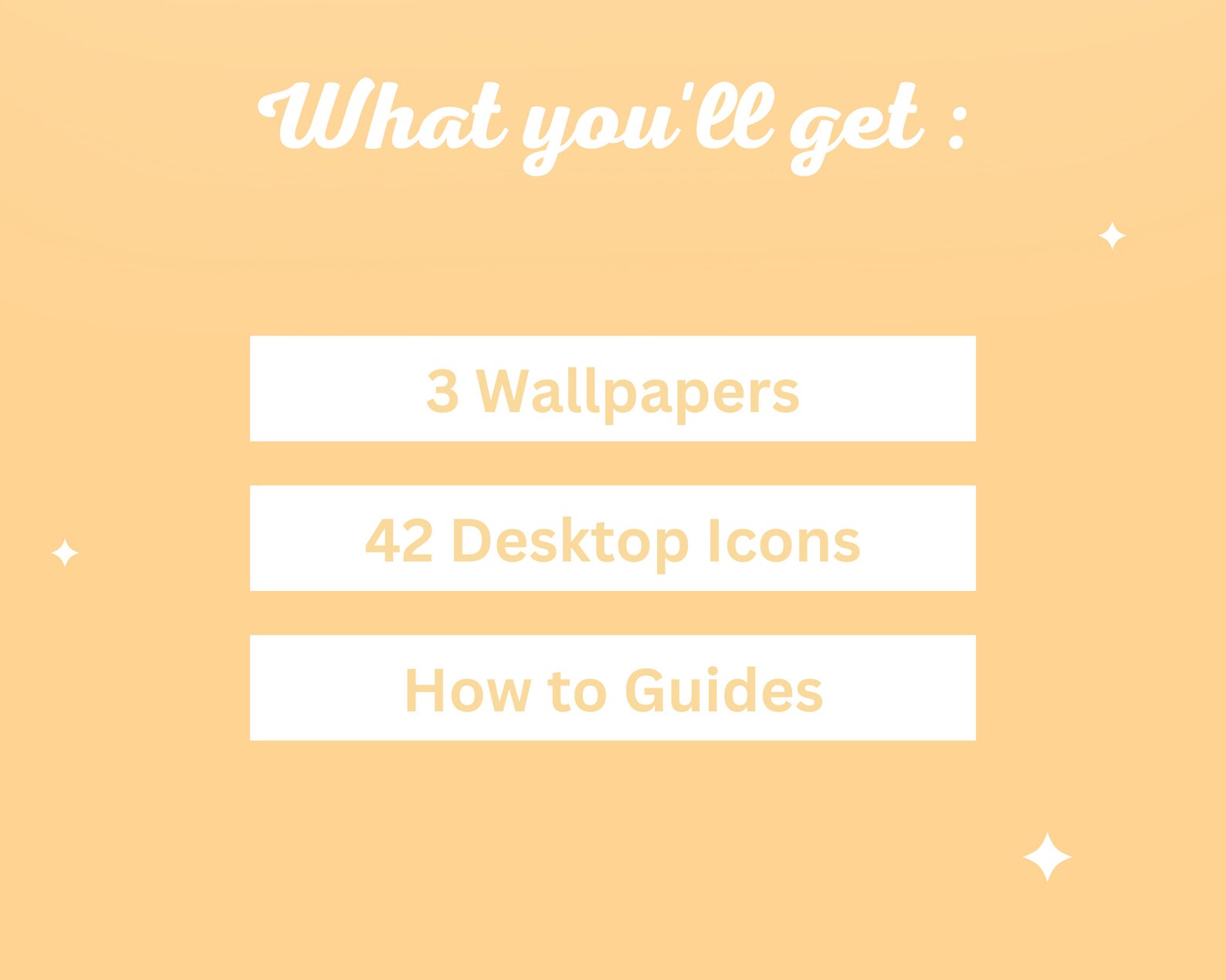 Desktop Computer Wallpaper for Windows and Mac PC Folders Icons Cute ...