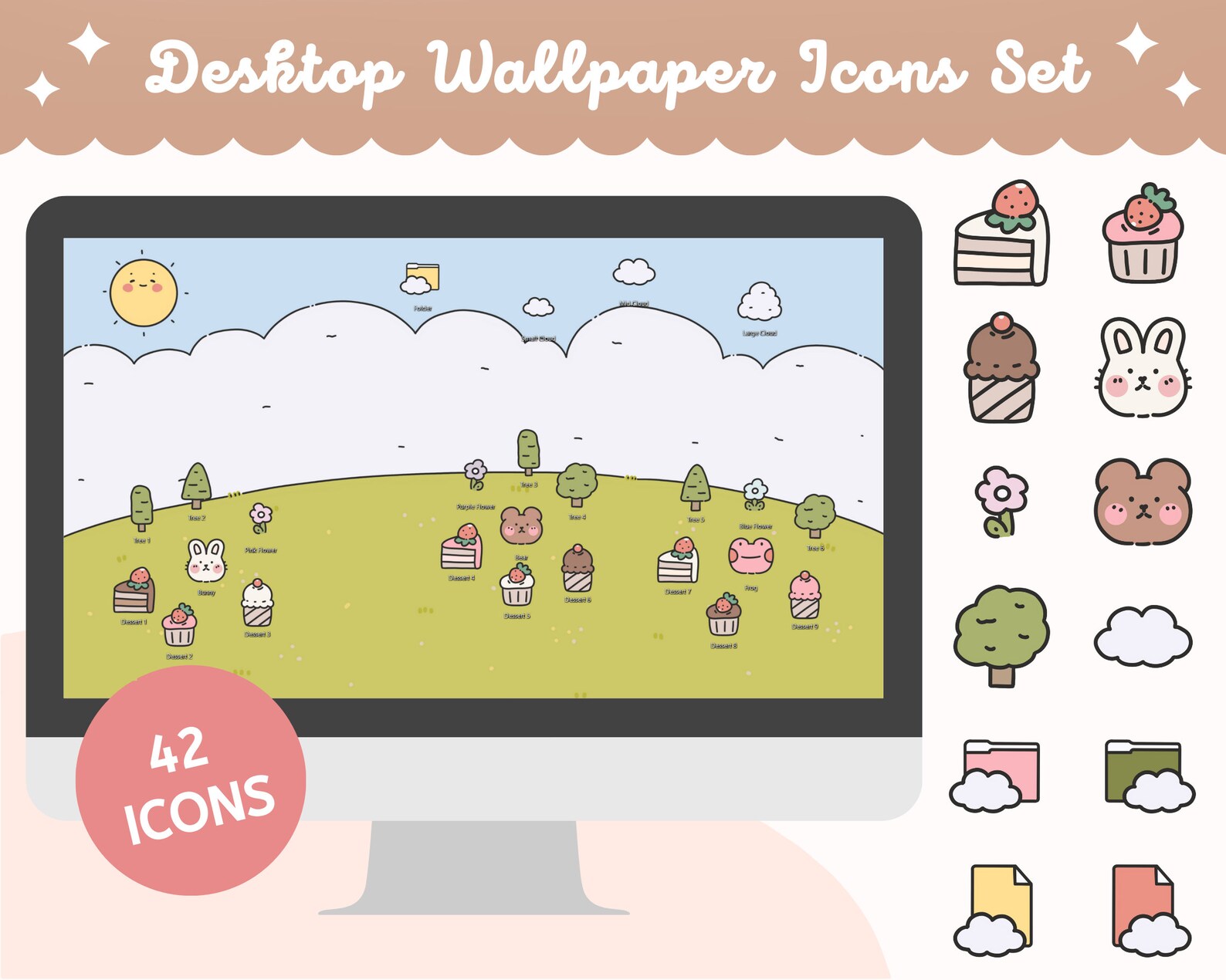 Desktop Computer Wallpaper for Windows and Mac PC Folders - Etsy