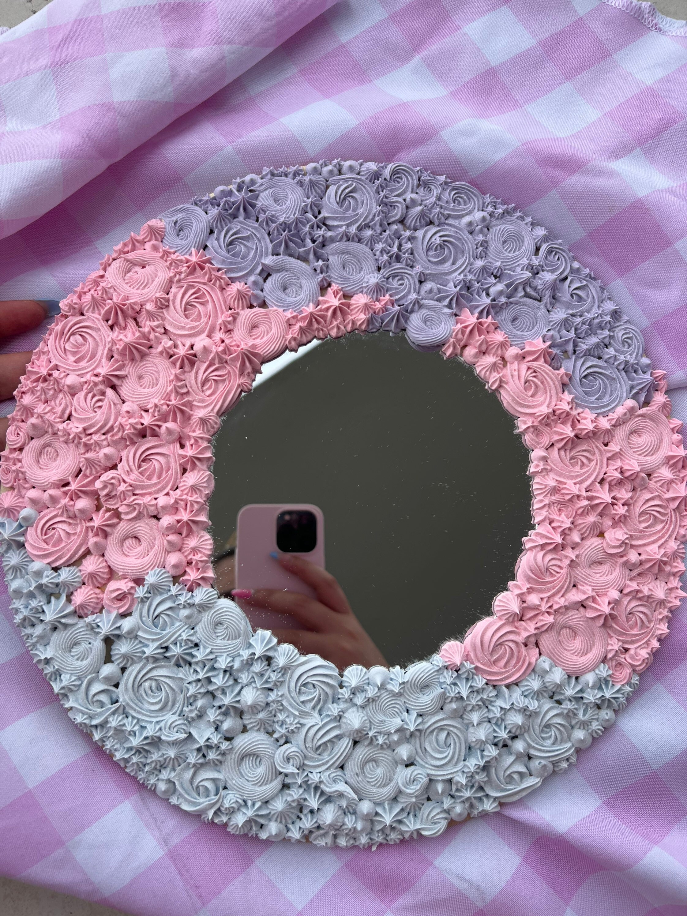 A Beautiful Mirror That Looks Like Cake! the Pastel Colors Will Make ...