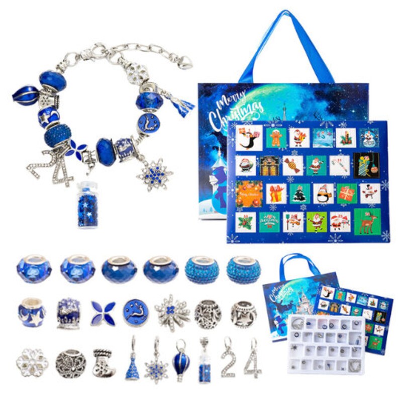 DIY Christmas Charm Bracelet Advent Calendar, Jewelry Advent Calendar ...