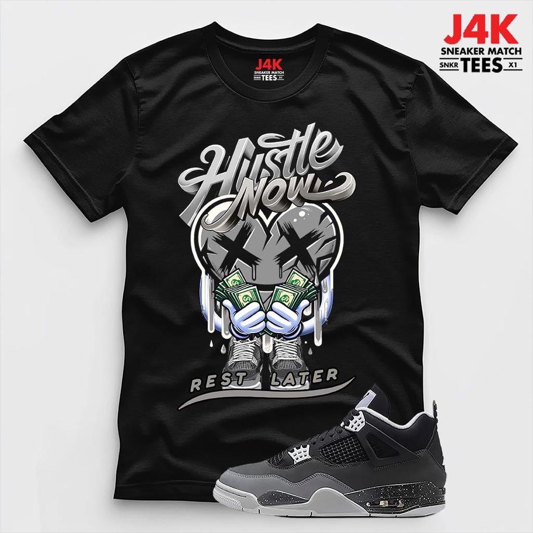 Air Jordan 4 Retro "fear" Sneaker Match Tee – Fearlessly Fresh Style ...