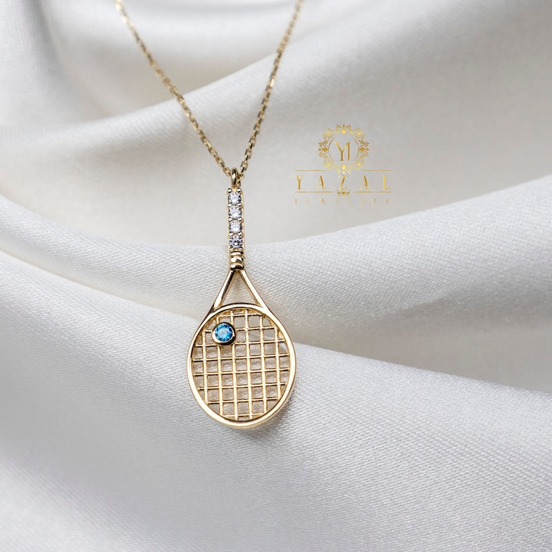 Tennis Racket Necklaces - Etsy