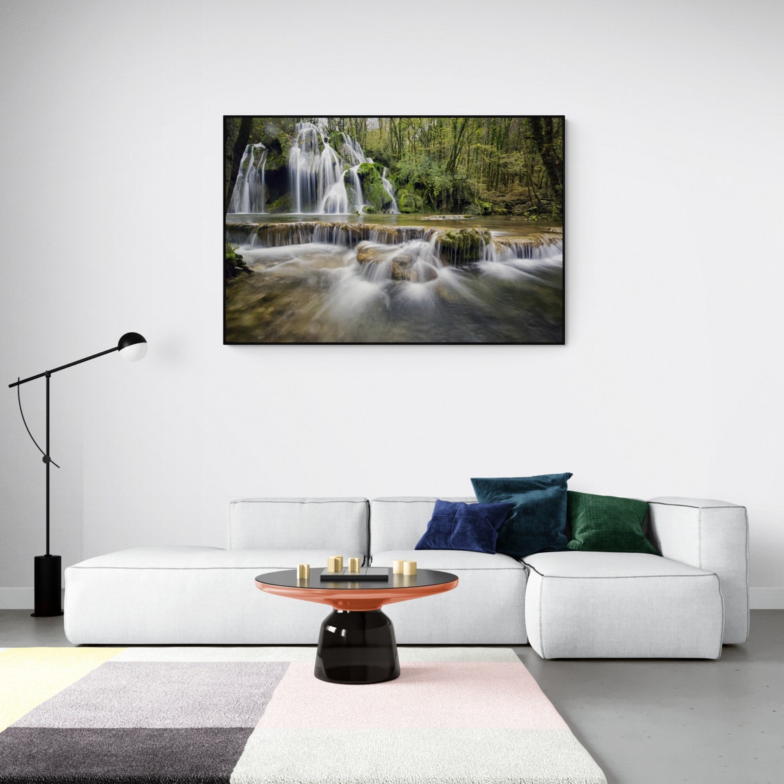 Feng Shui Wall Art - Waterfalls, Printable, Wall Art for Living Room ...