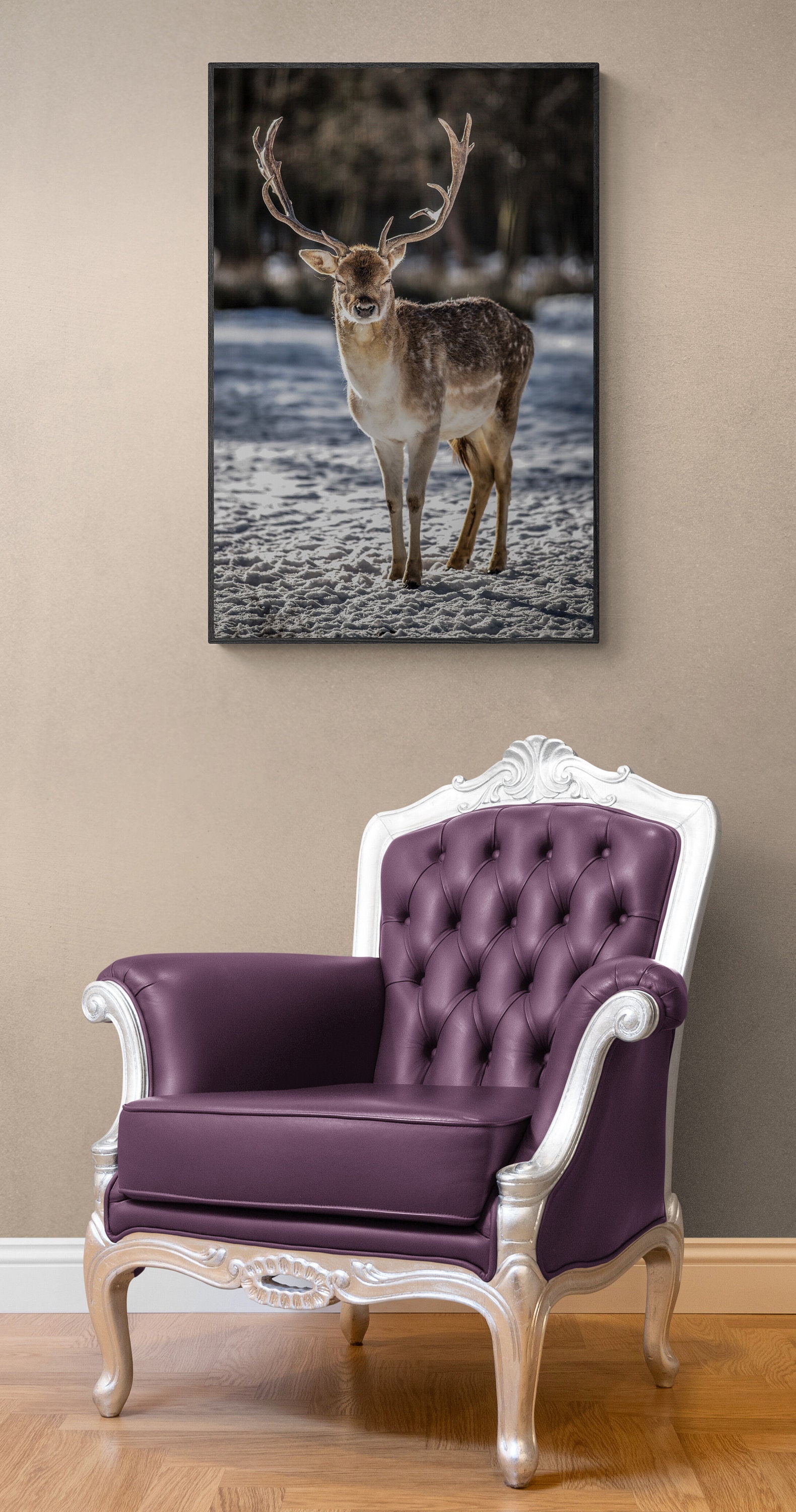 Feng Shui Wall Art Deer, Printable, Wall Art for Home & Office, Feng ...