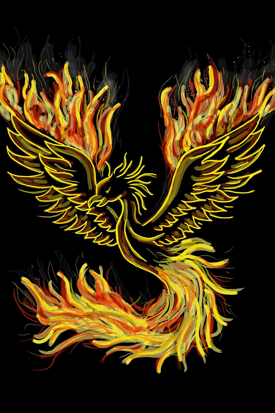 Feng Shui Wall Art - Phoenix, Printable, Wall Art Home & Office, Feng ...