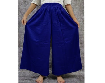 Royal Blue Palazzo Pants - Etsy UK