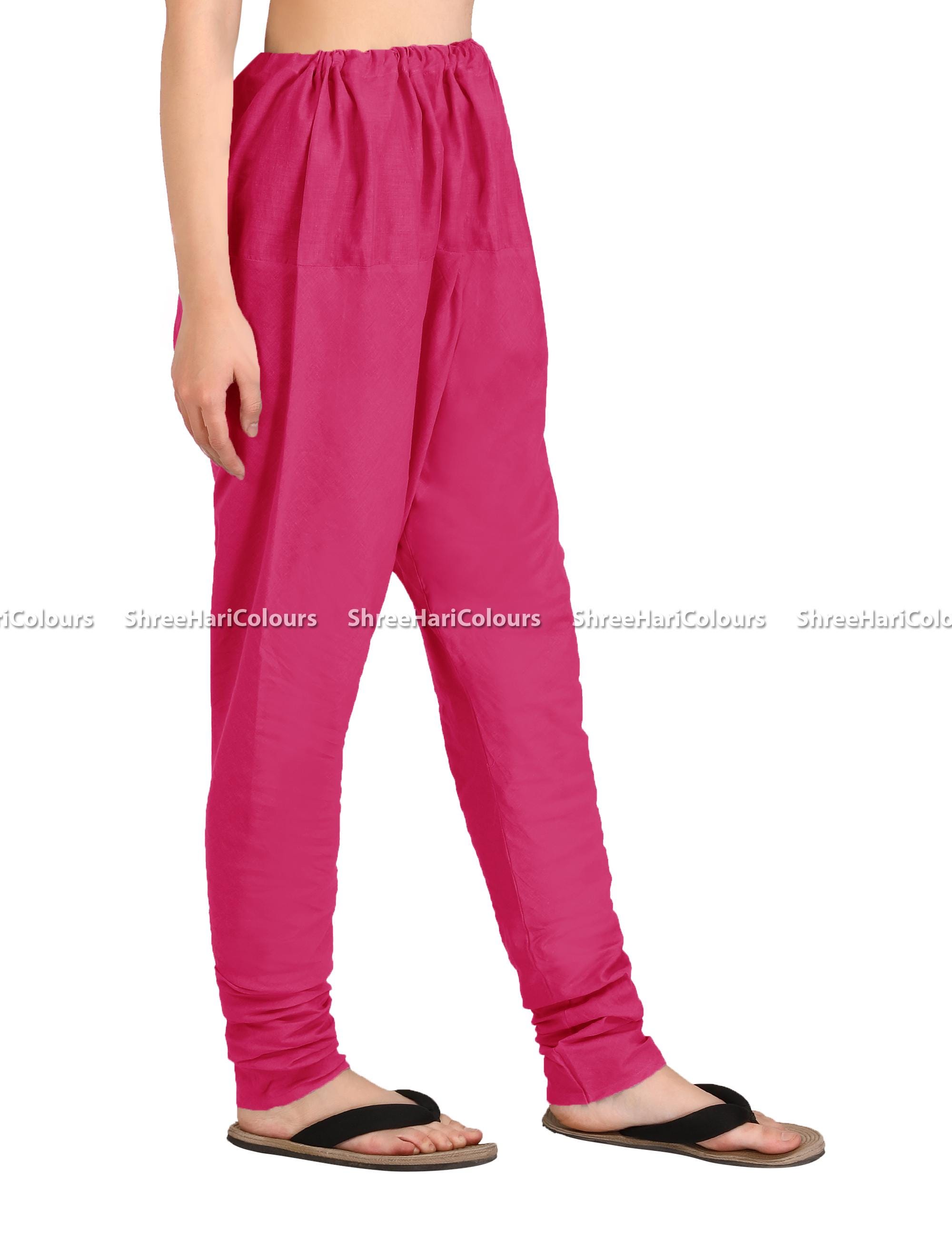 Women's Cotton Authentic Indian Churidar Pants Leggings Pants Indian ...