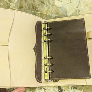 PDF DIGITAL PATTERN Leather A6 Binder With Divider and Pen Loop ...