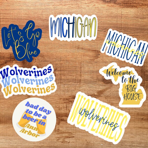 Michigan Sticker - Etsy