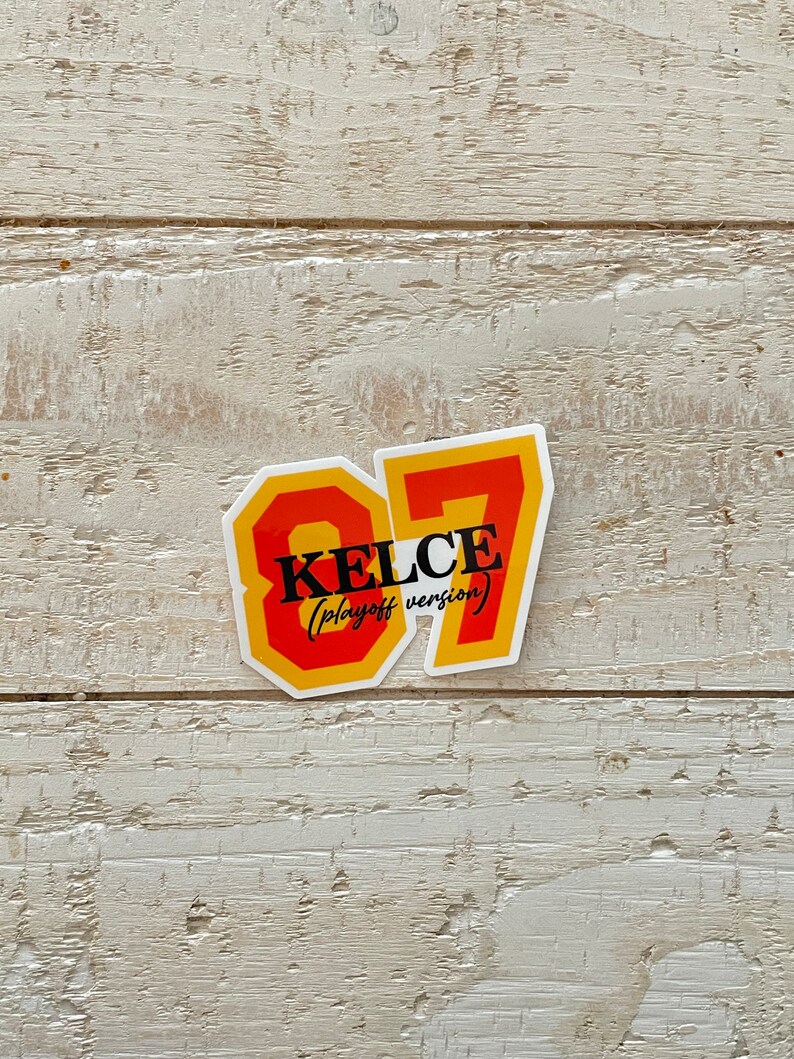 Kansas City Football Stickers | Chiefs Vinyl Decal | Teacher Gift - Etsy