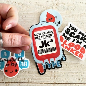 Blood Bank Stickers | Unique Designs for Laptops, Notebooks, and ...