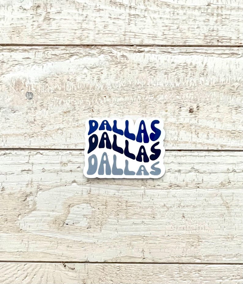 Cowboys Vinyl Sticker Decal Set: Dallas Football Fan Gift - Etsy