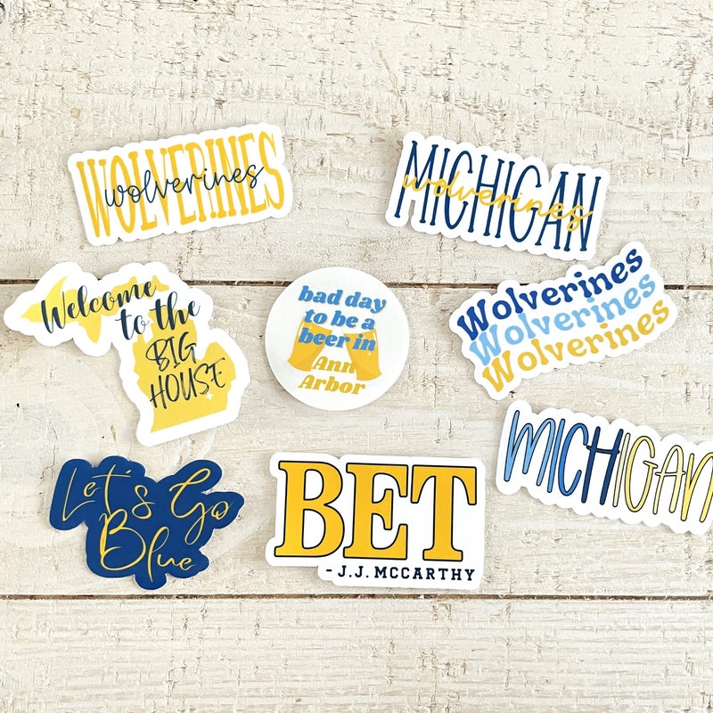Michigan Sticker - Etsy